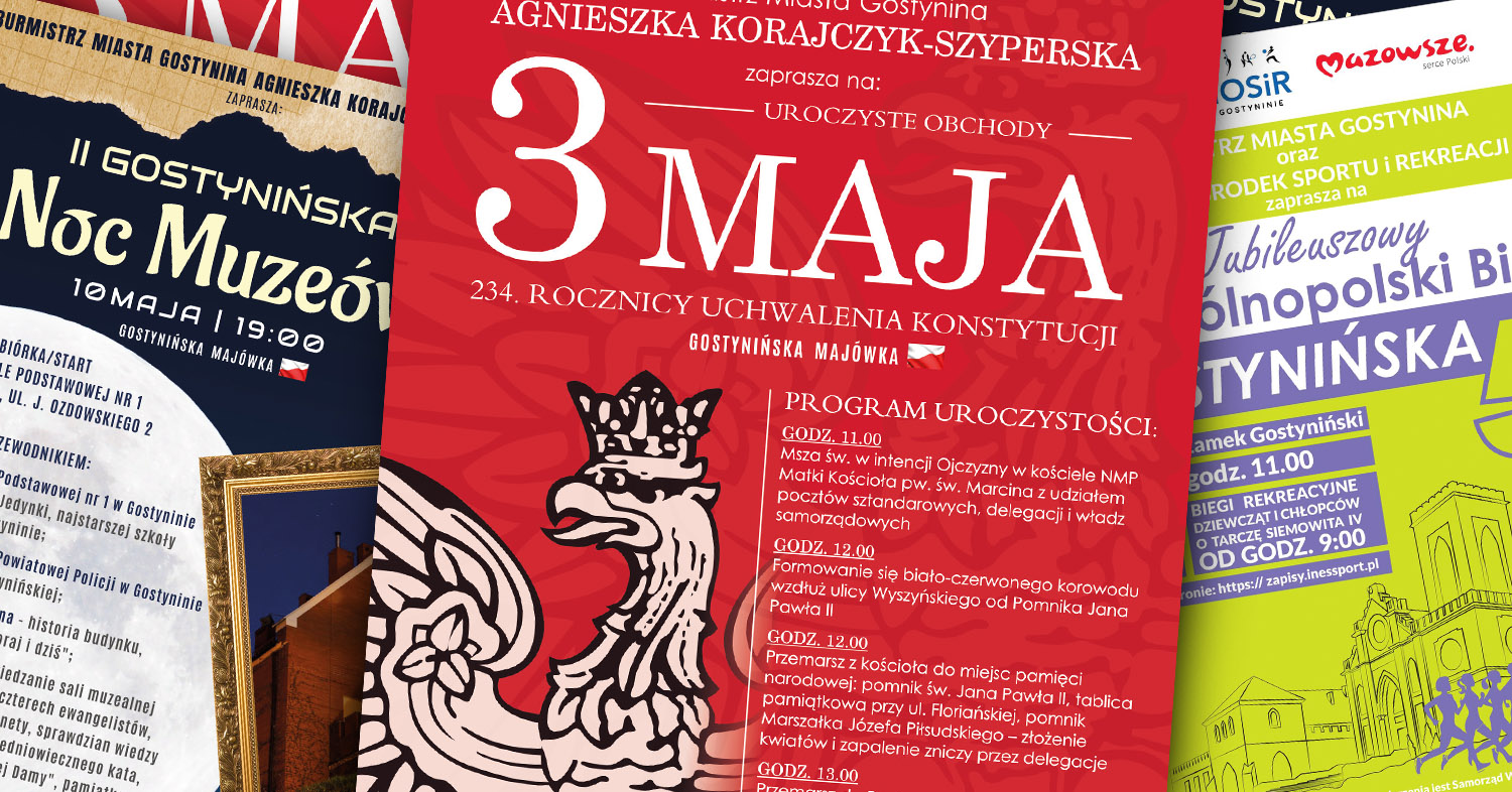 Gostynin świętuje majówkę 2025. Zobacz pełen program obchodów