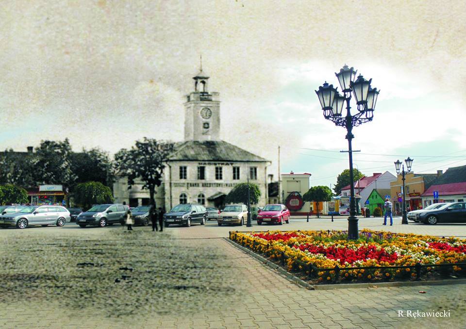 Gostynin kiedyś i dziś - niecodzienne fotomontaże
